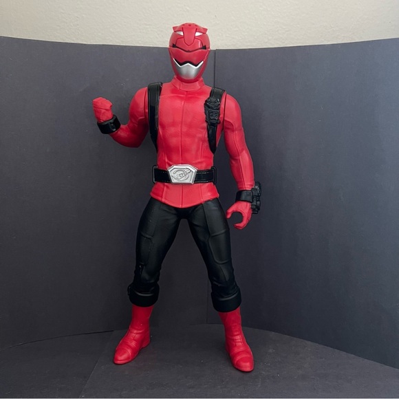 Other | Hasbro Power Rangers Beast Morphers Red Ranger 95in Action ...